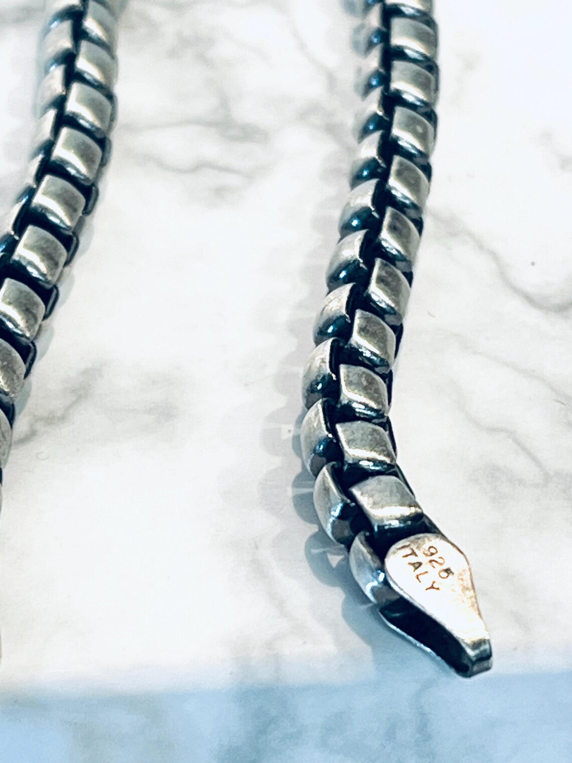24. Gram 8" Sterling Silver Heavy Rounded Box Chain Link Bracelet(sb018 ...