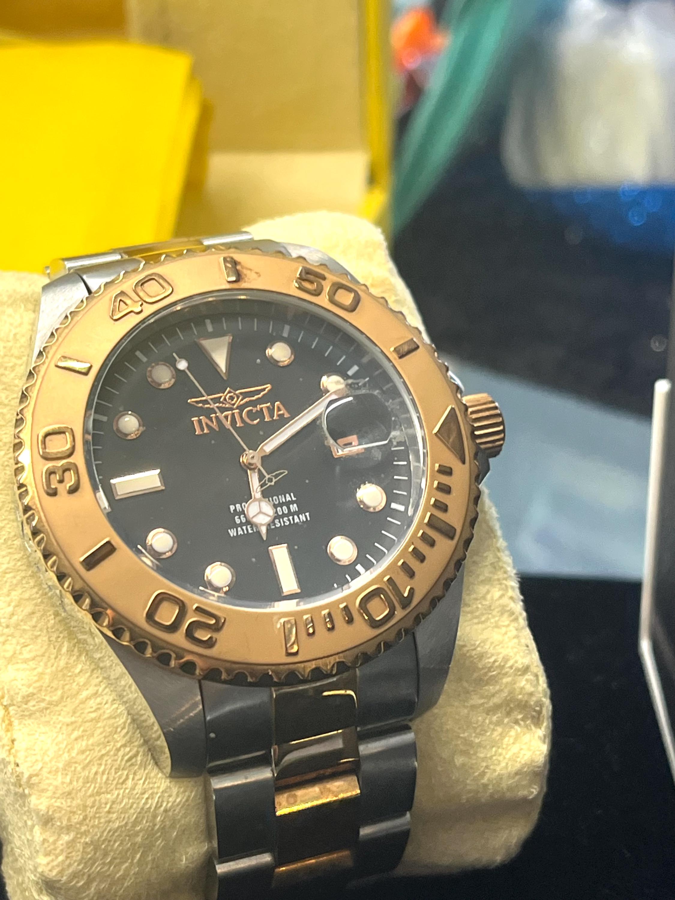 Mens Invicta 15188 Pro Diver Rose Gold & Silver Two Tone Watch - Etsy