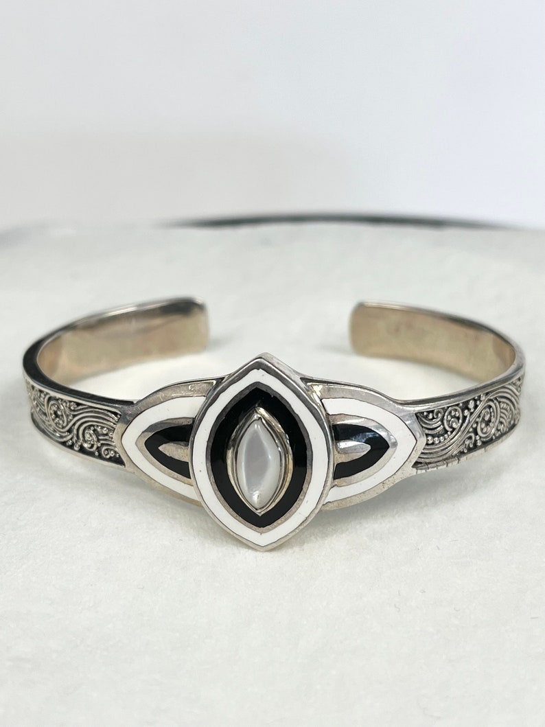 Vintage Sterling Silver Sara Blaine Fusion Cuff Bracelet Rare - Etsy