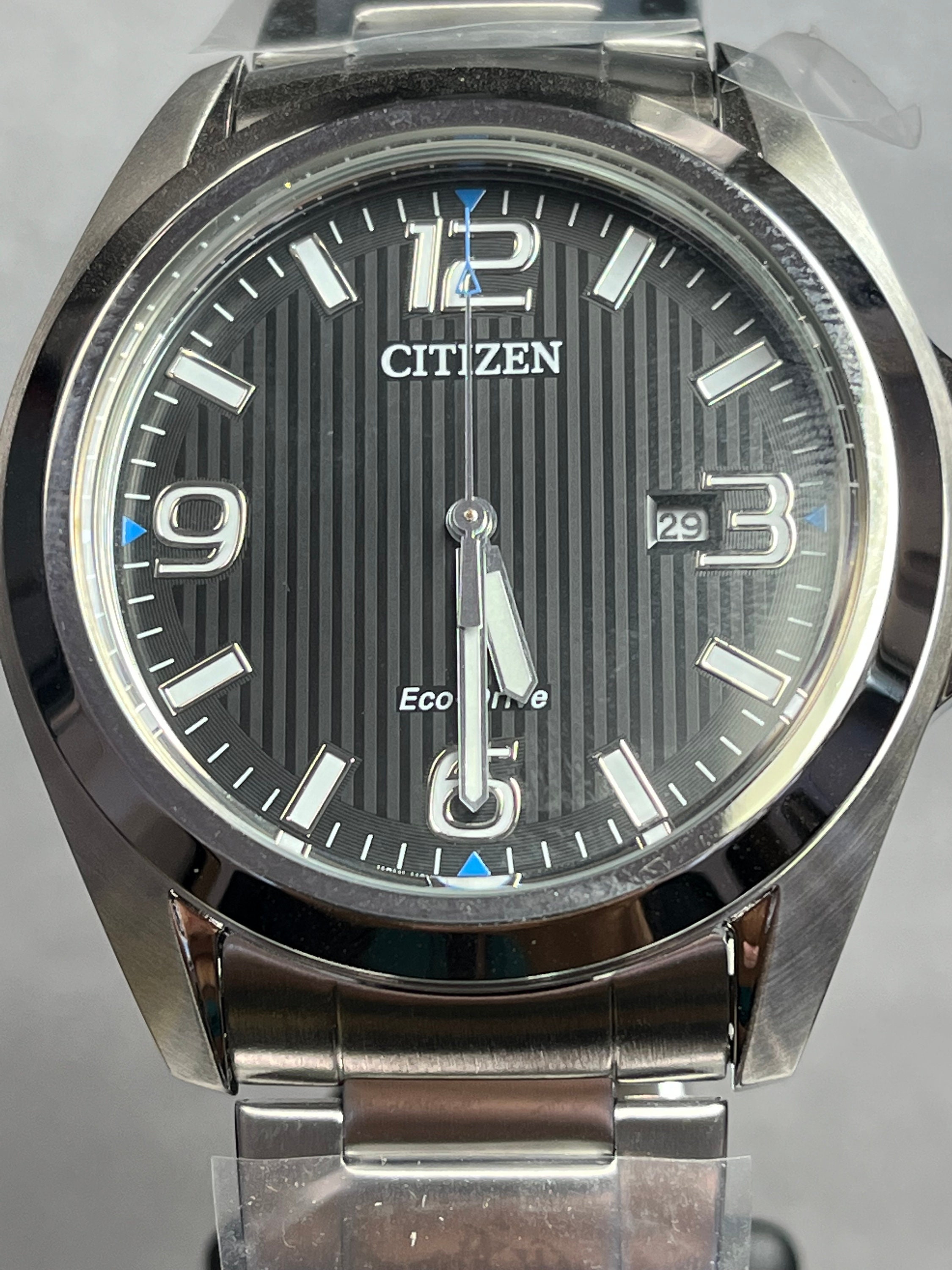 Men's Eco-drive AW1430-86E Stainless Steel Watch Citizen - Etsy