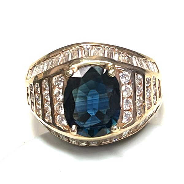 Mens Large Diamond Ring - Etsy