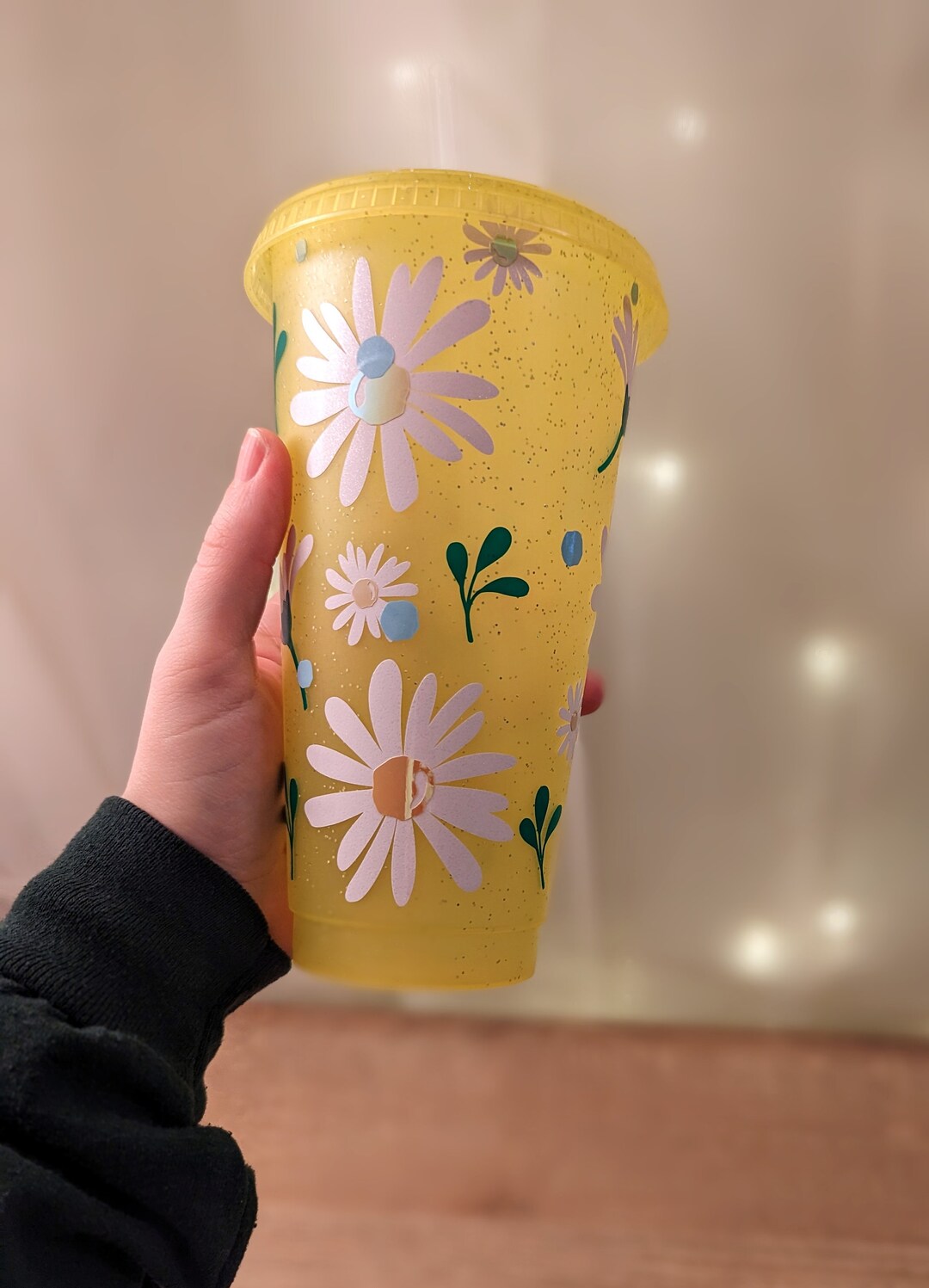 24 Oz Daisy Cold Cup - Etsy