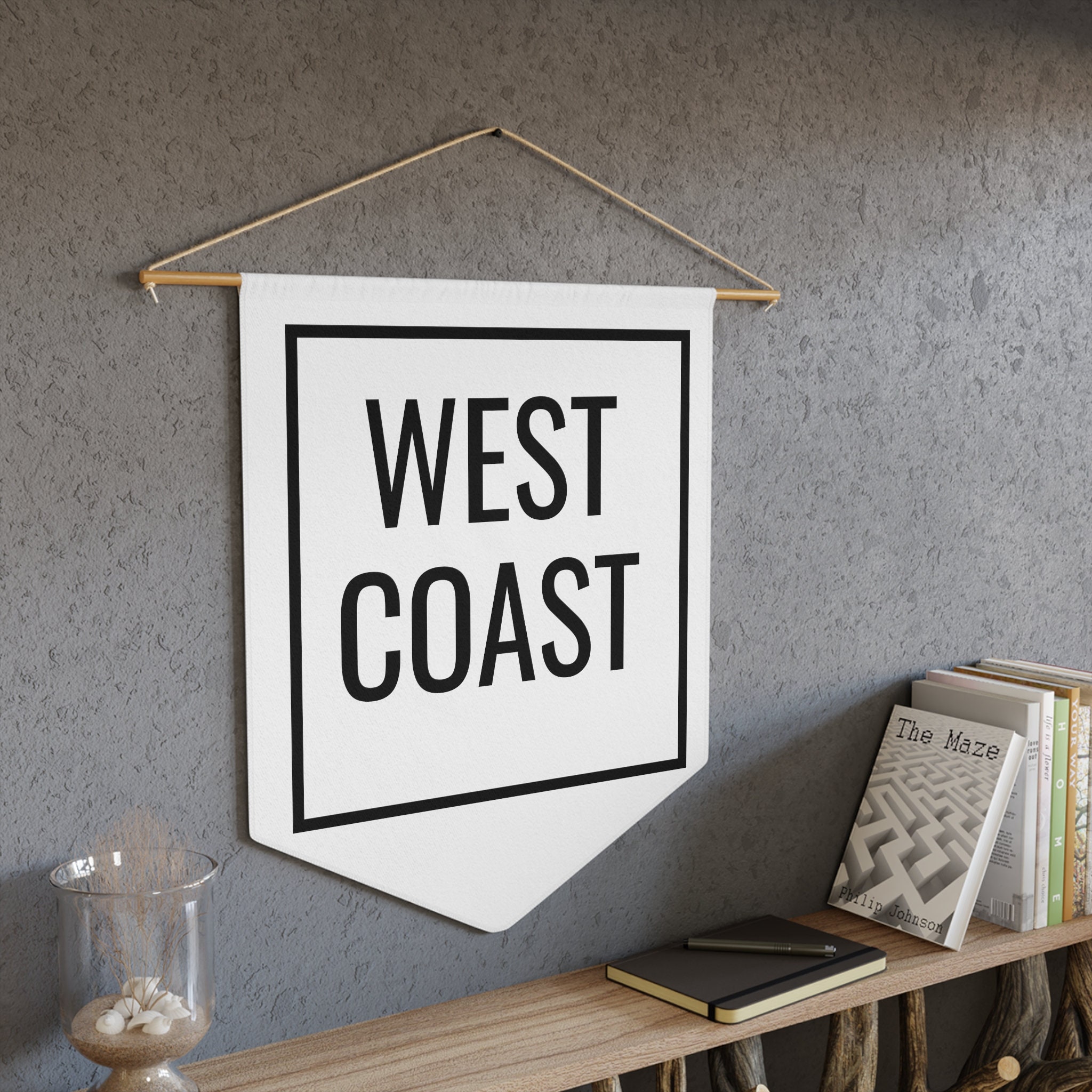 West Coast Pennant Pennant Flag Wall Art Banner Kids Room Decor nursery ...