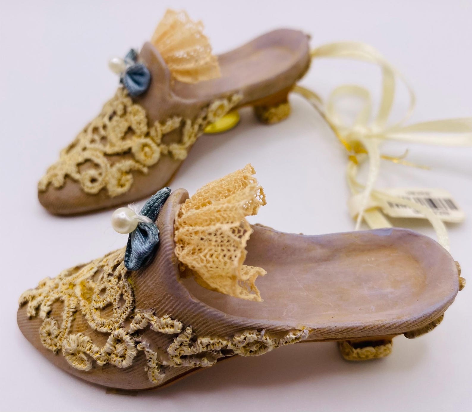 Vintage Christmas the House of Louis Nichole Embellished Shoes Ornament ...