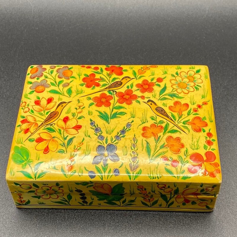 Kashmir Lacquer Box - Etsy
