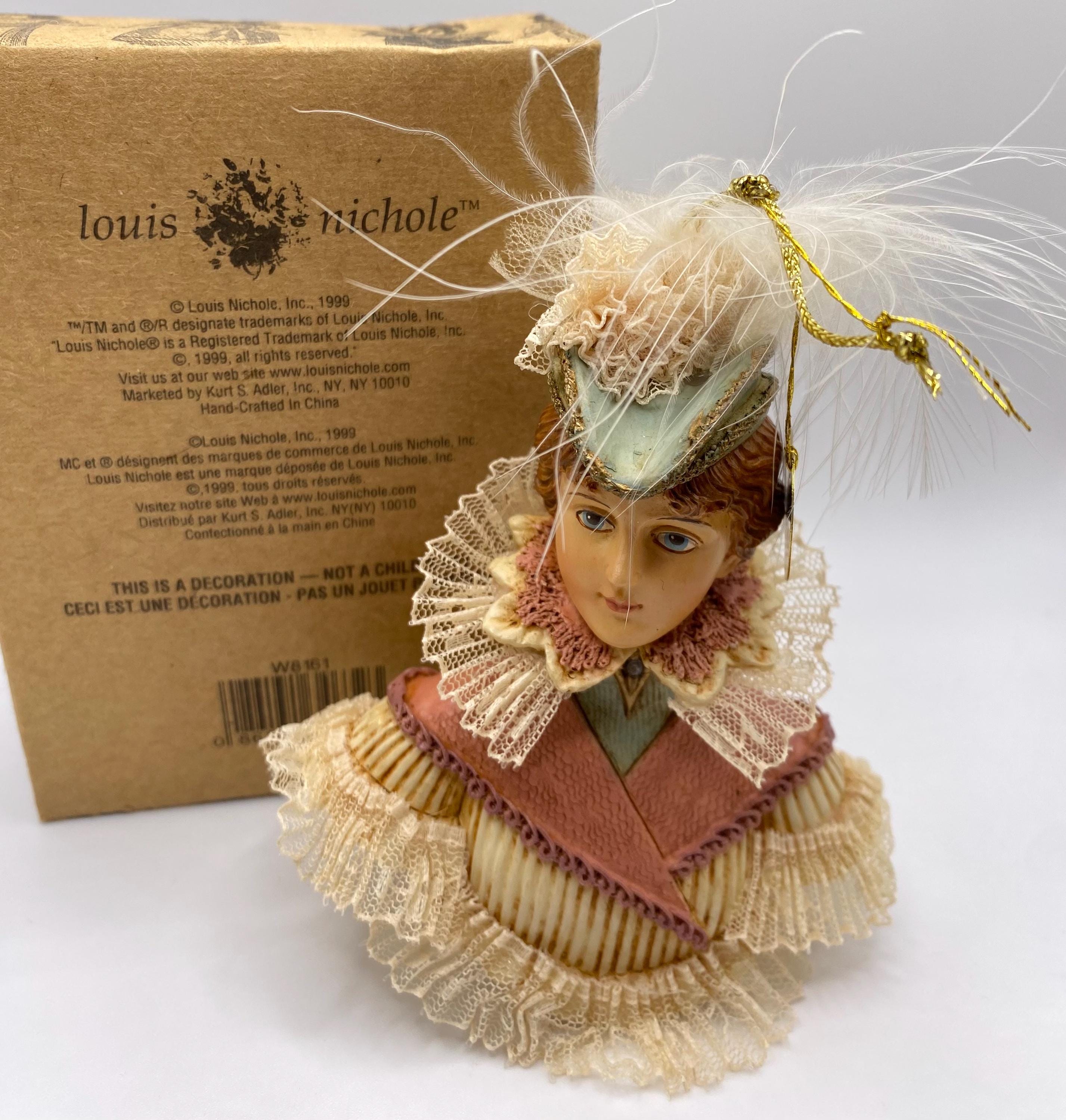 Vintage Christmas the House of Louis Nichole Victorian Lady Bust ...