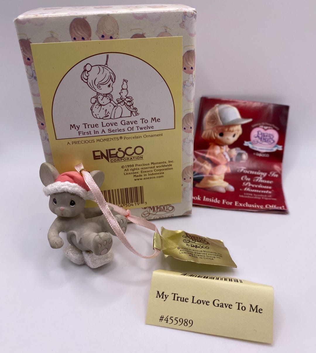 Vintage Enesco Precious Moments My True Love Gave to Me Christmas Tree ...