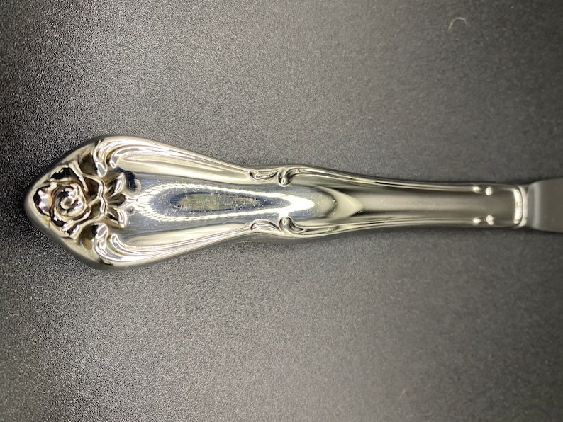 Arbor Rose - True Rose Stainless by Oneida Silver Dinner Knife - Etsy