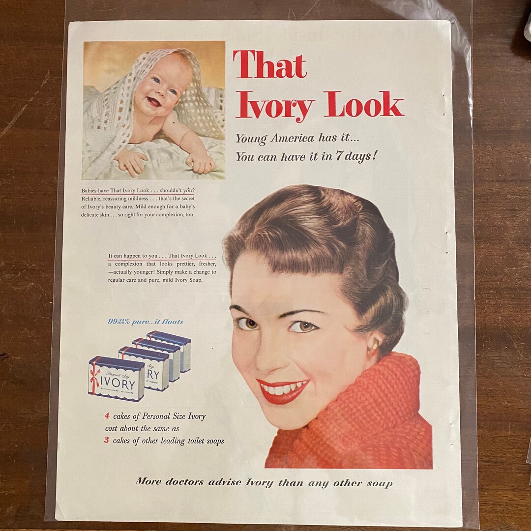Original 1954 Ivory Soap Magazine Advertising - Etsy