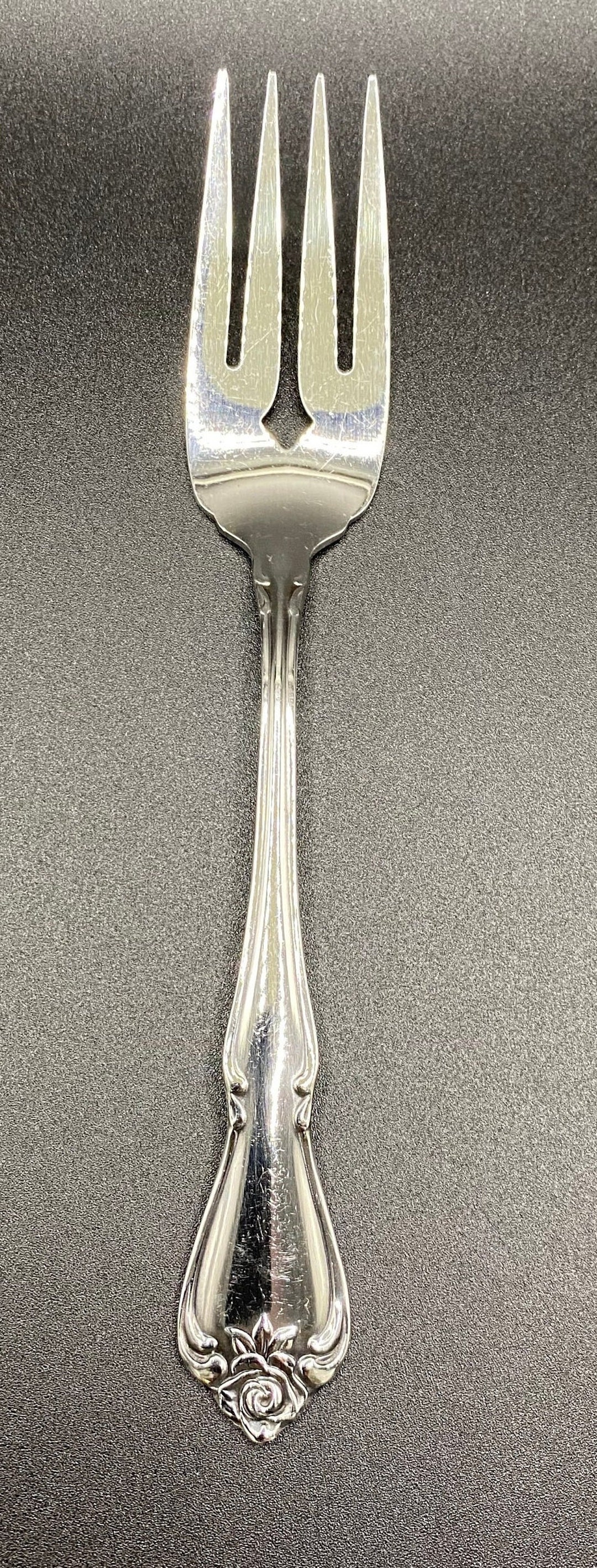 Arbor Rose - True Rose Stainless by Oneida Silver Salad Fork - Etsy