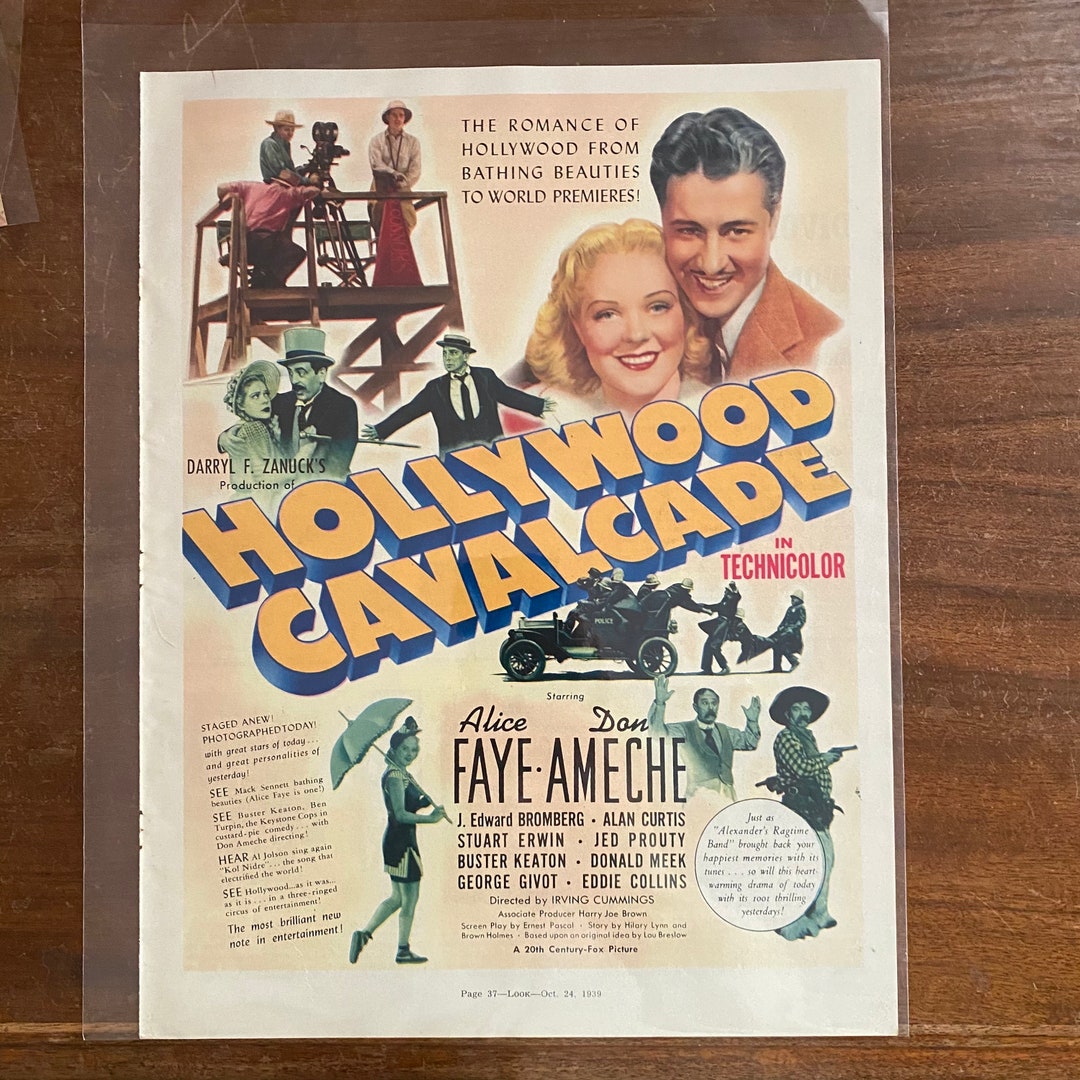 Original 1939 Magazine Ad Hollywood Cavalcade in Technicolor - Etsy