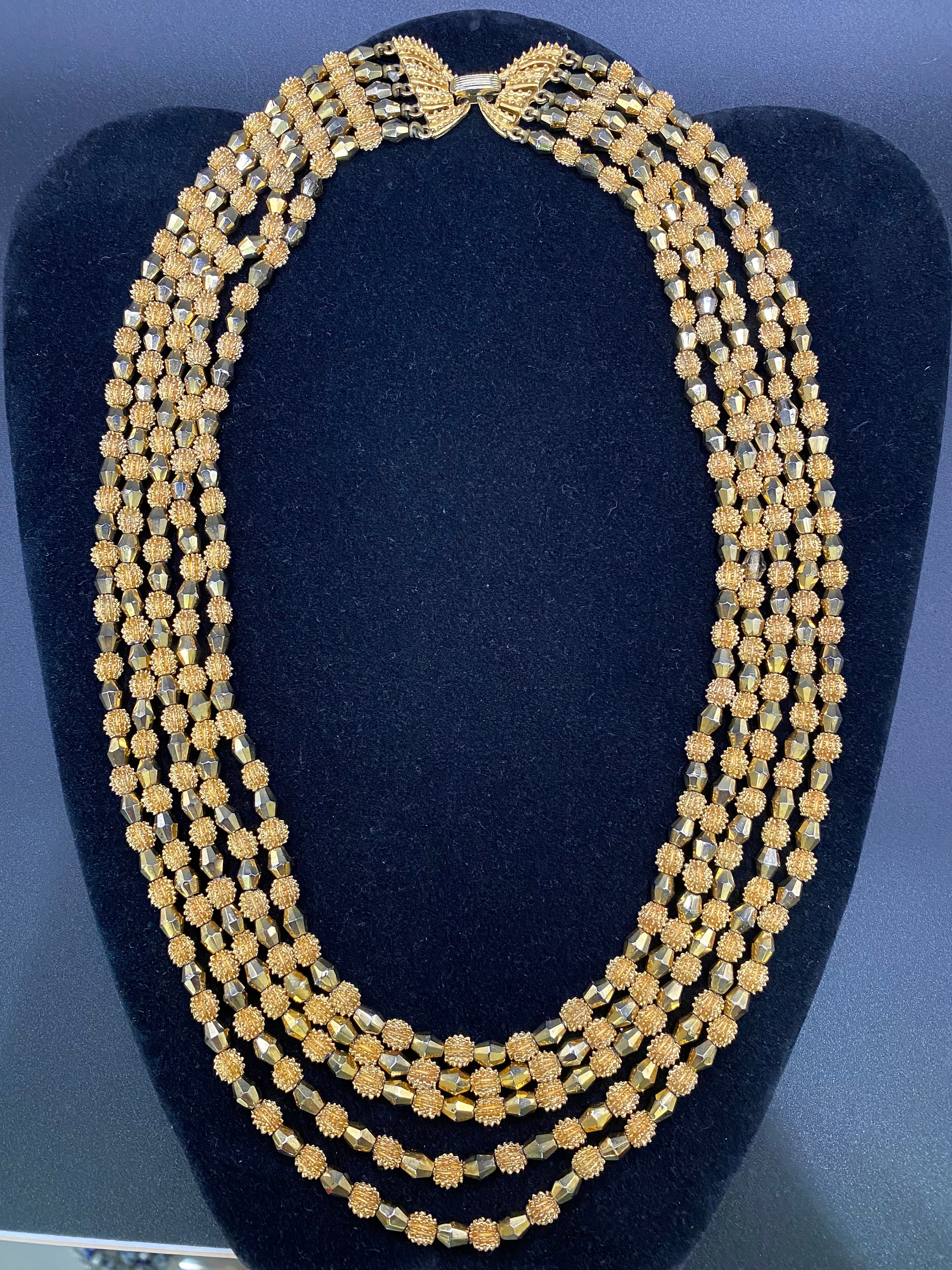 Mid Century Renoir - Matisse Green Enamel and Copper Collar Necklace - Etsy UK