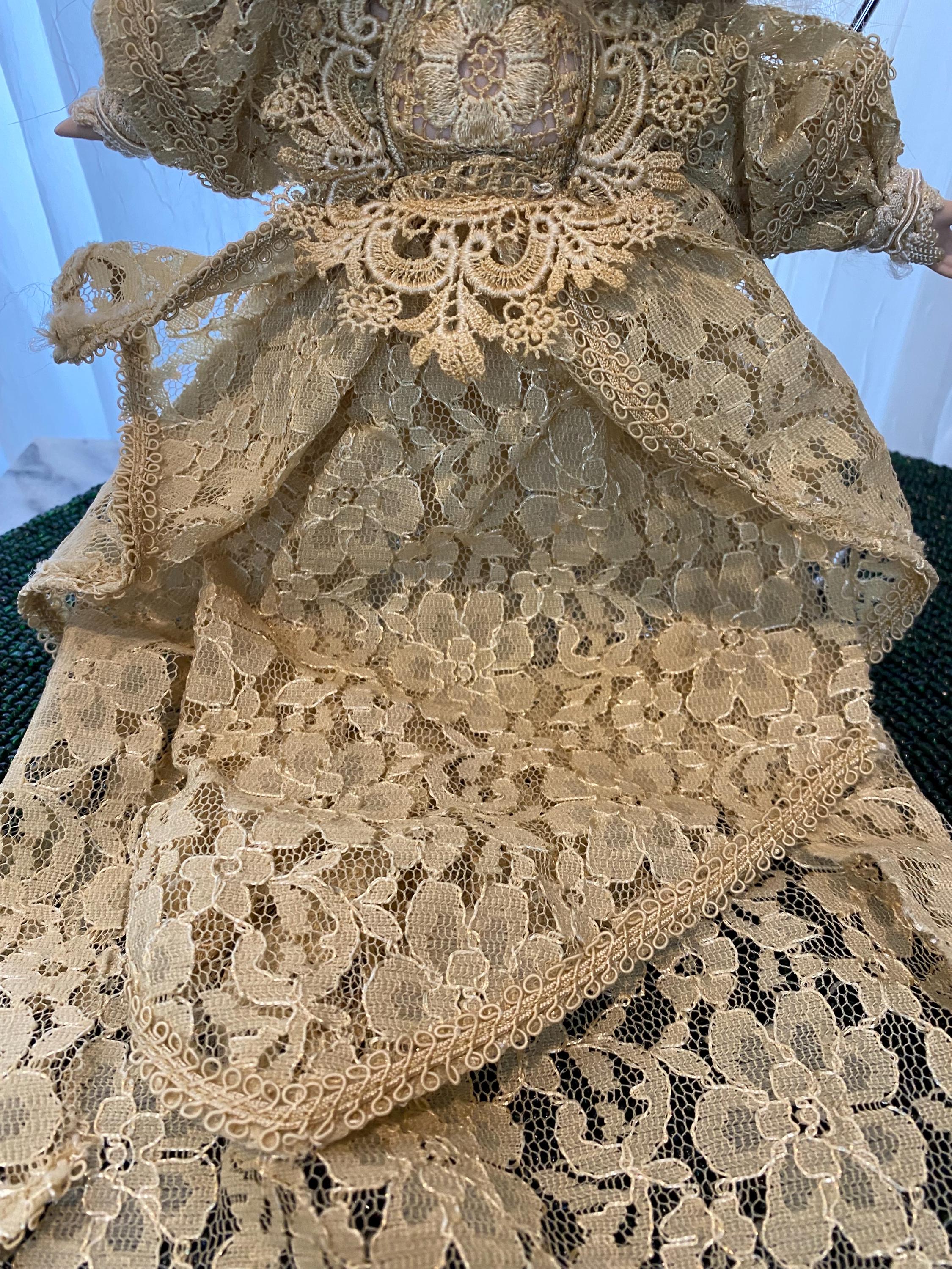 Louis Nichole Victorian Lace Angel Tree Topper Boxed Christmas Angel ...
