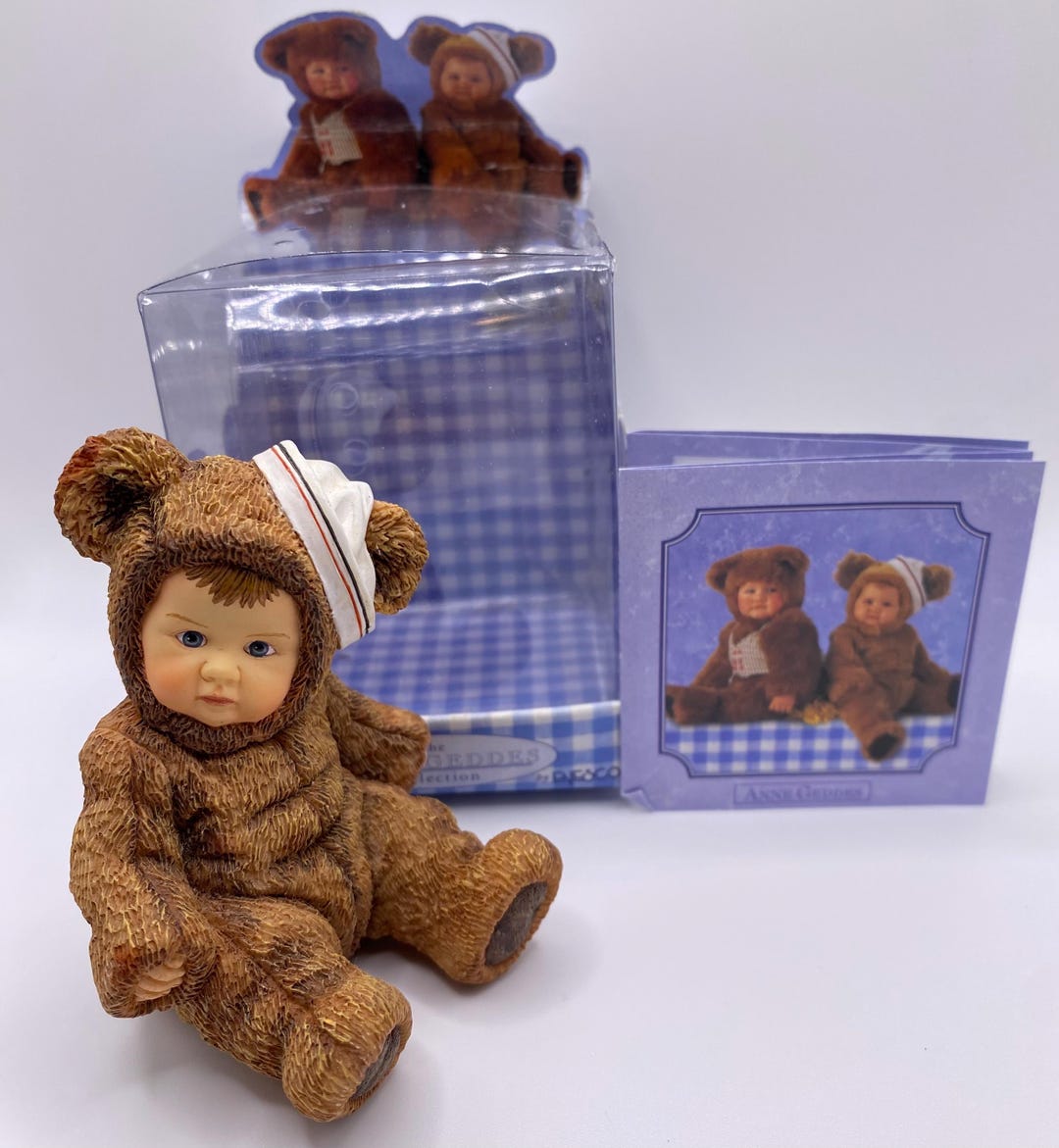 Vintage Enesco the Anne Geddes Collection Teddy Bear Figurine With ...