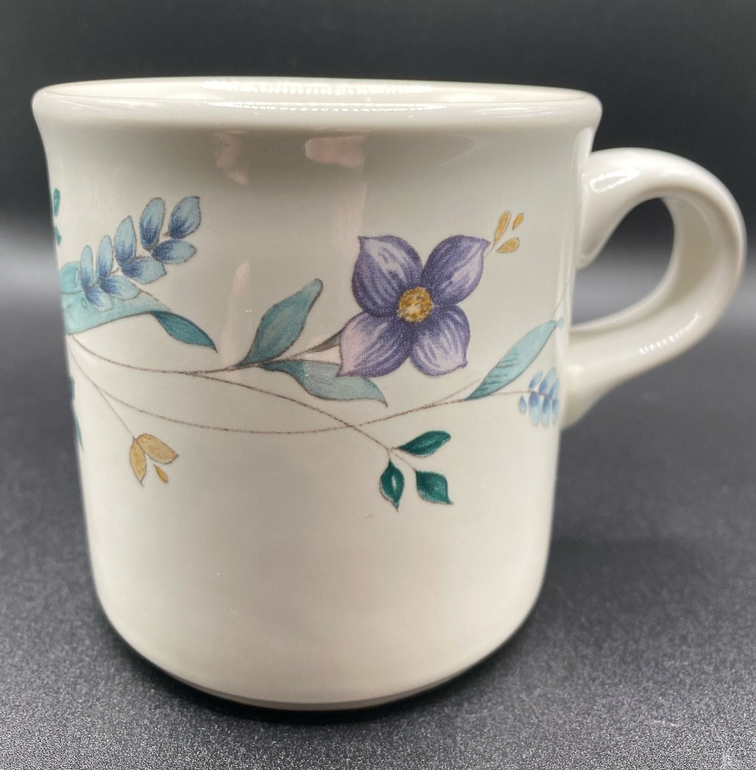 April by Pfaltzgraff Stoneware Flat Cup - Etsy