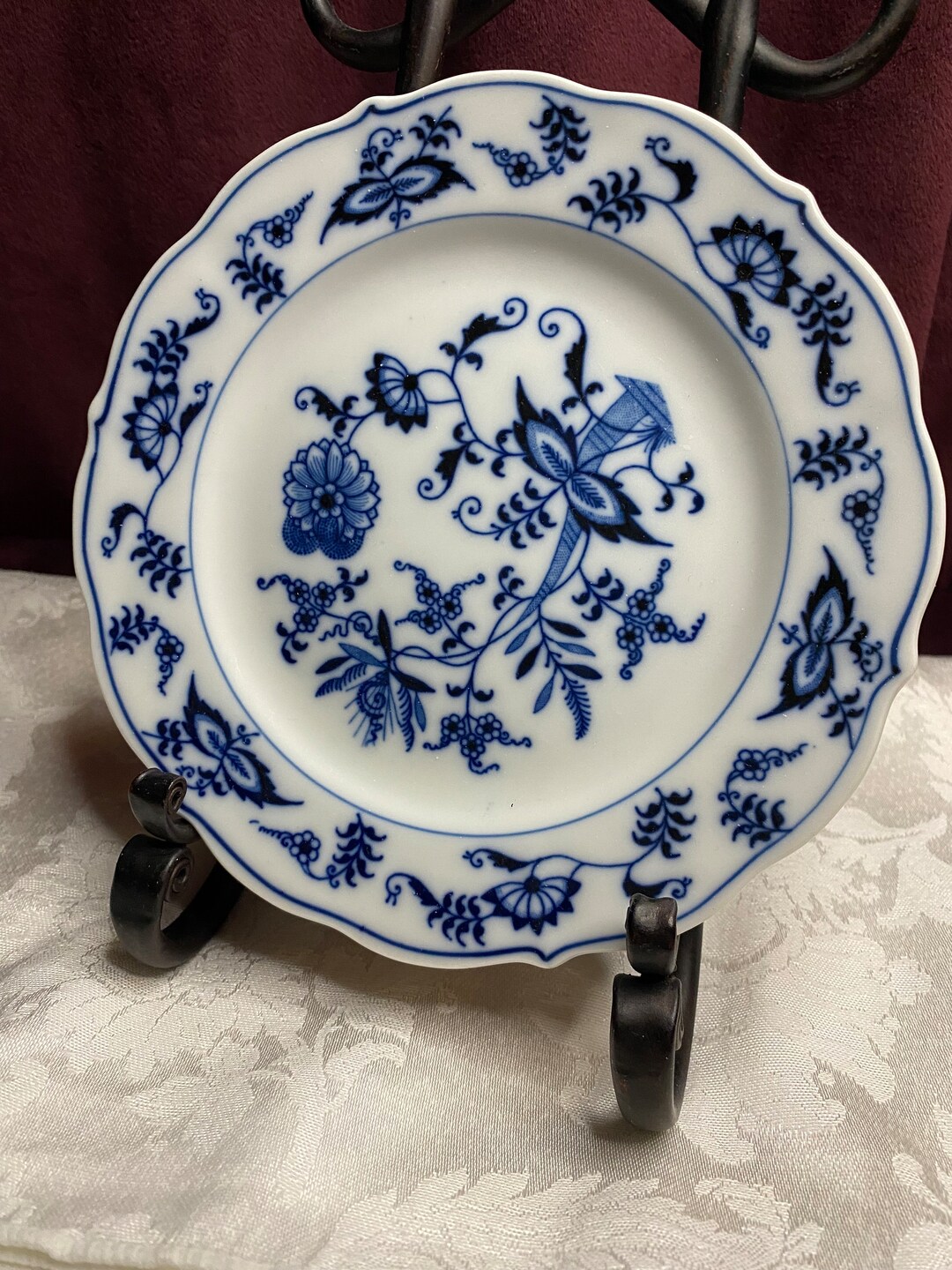 Blue Danube by Blue Danube Blue Onion Design Bread and Butter Plate - Etsy