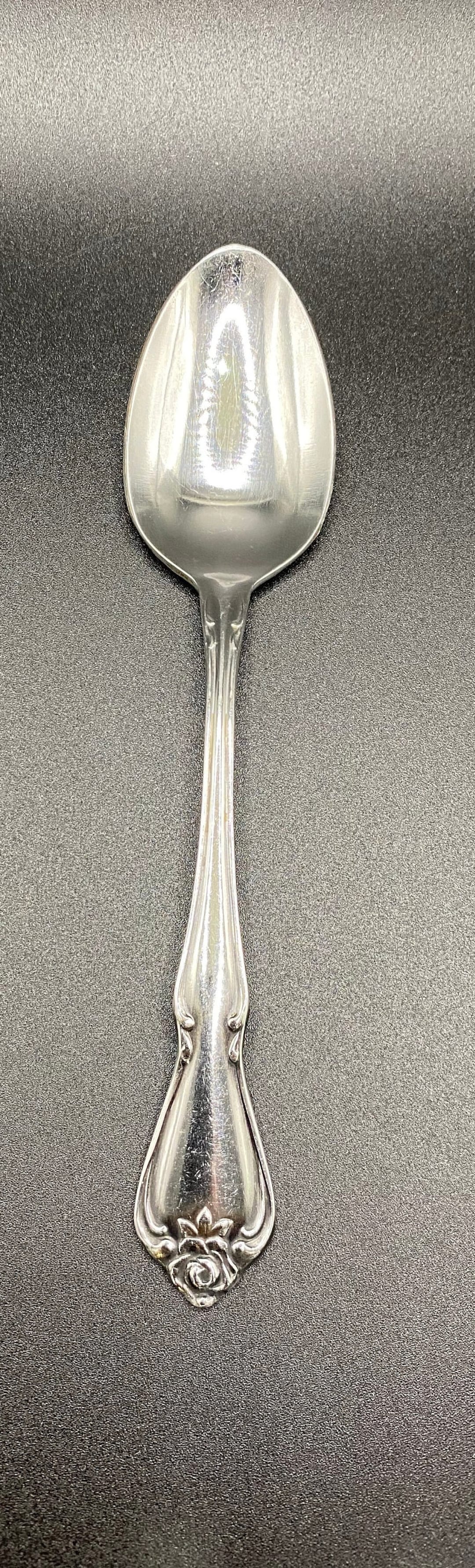 Arbor Rose True Rose Stainless by Oneida Silver Teaspoon - Etsy
