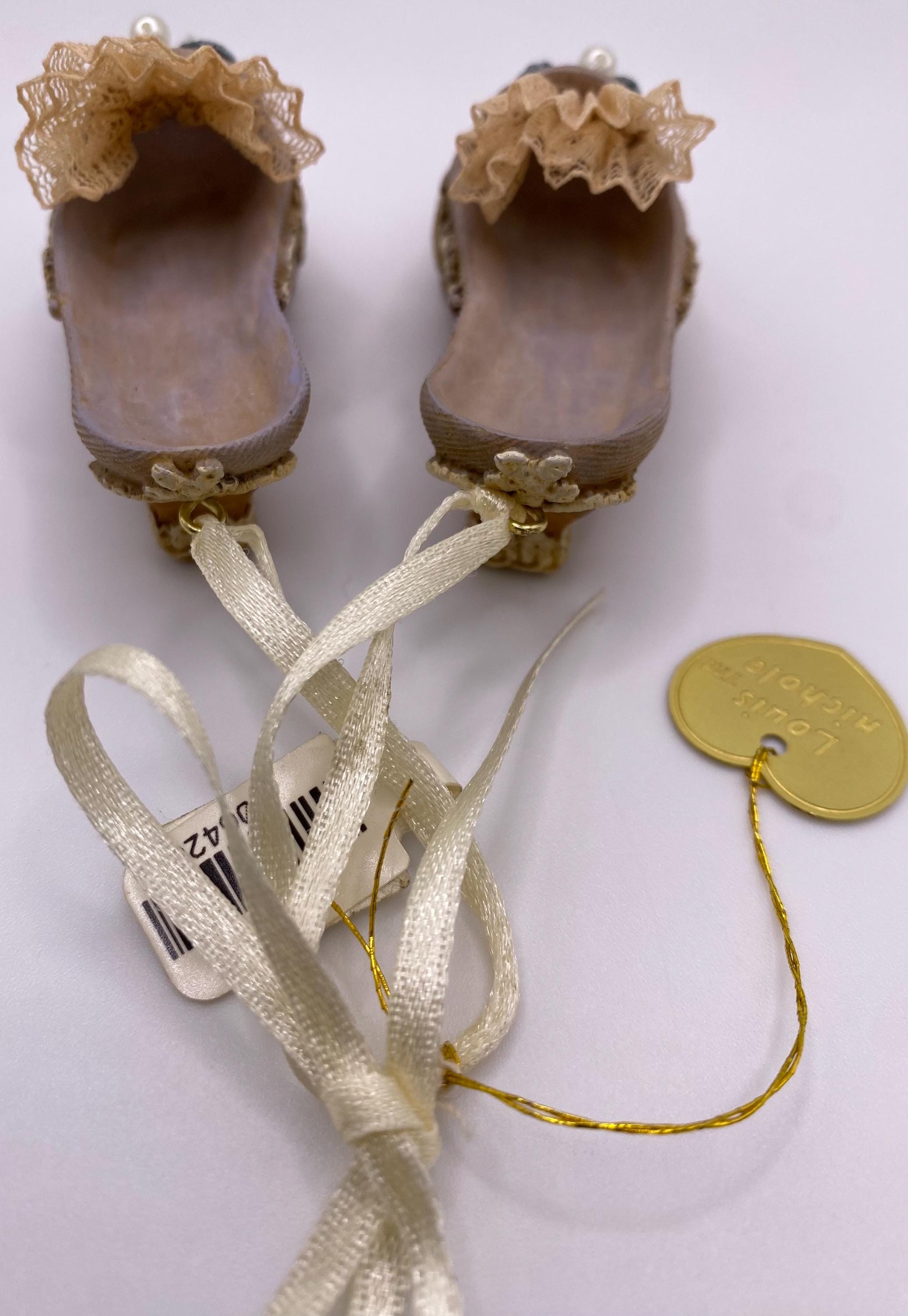 Vintage Christmas the House of Louis Nichole Embellished Shoes Ornament ...