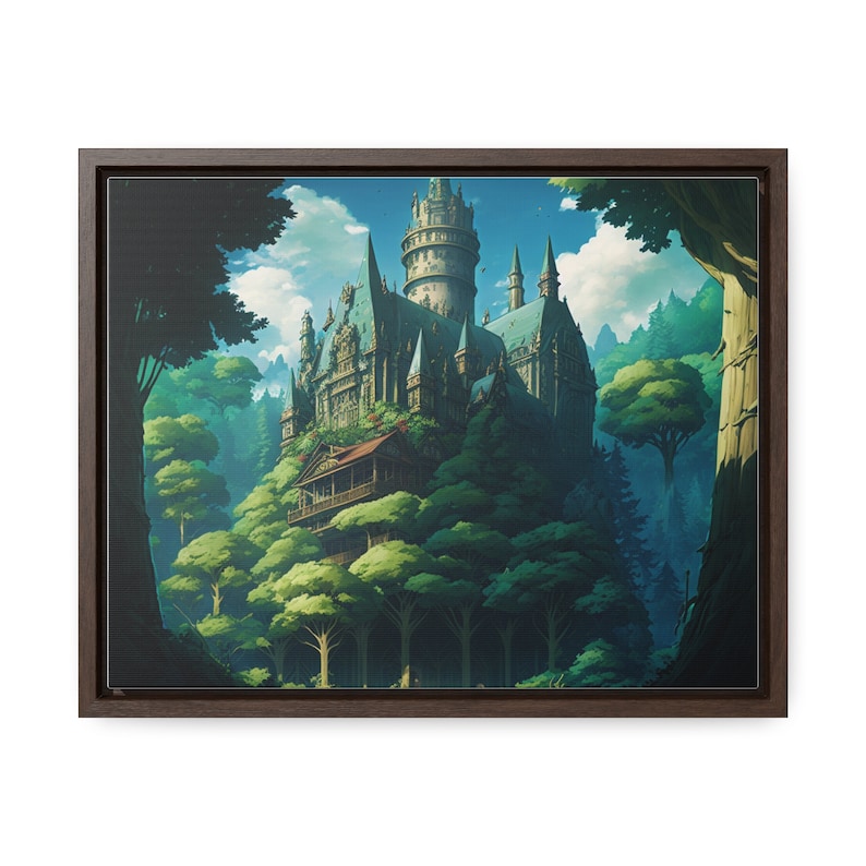Manga Styled Forest Castle - Etsy