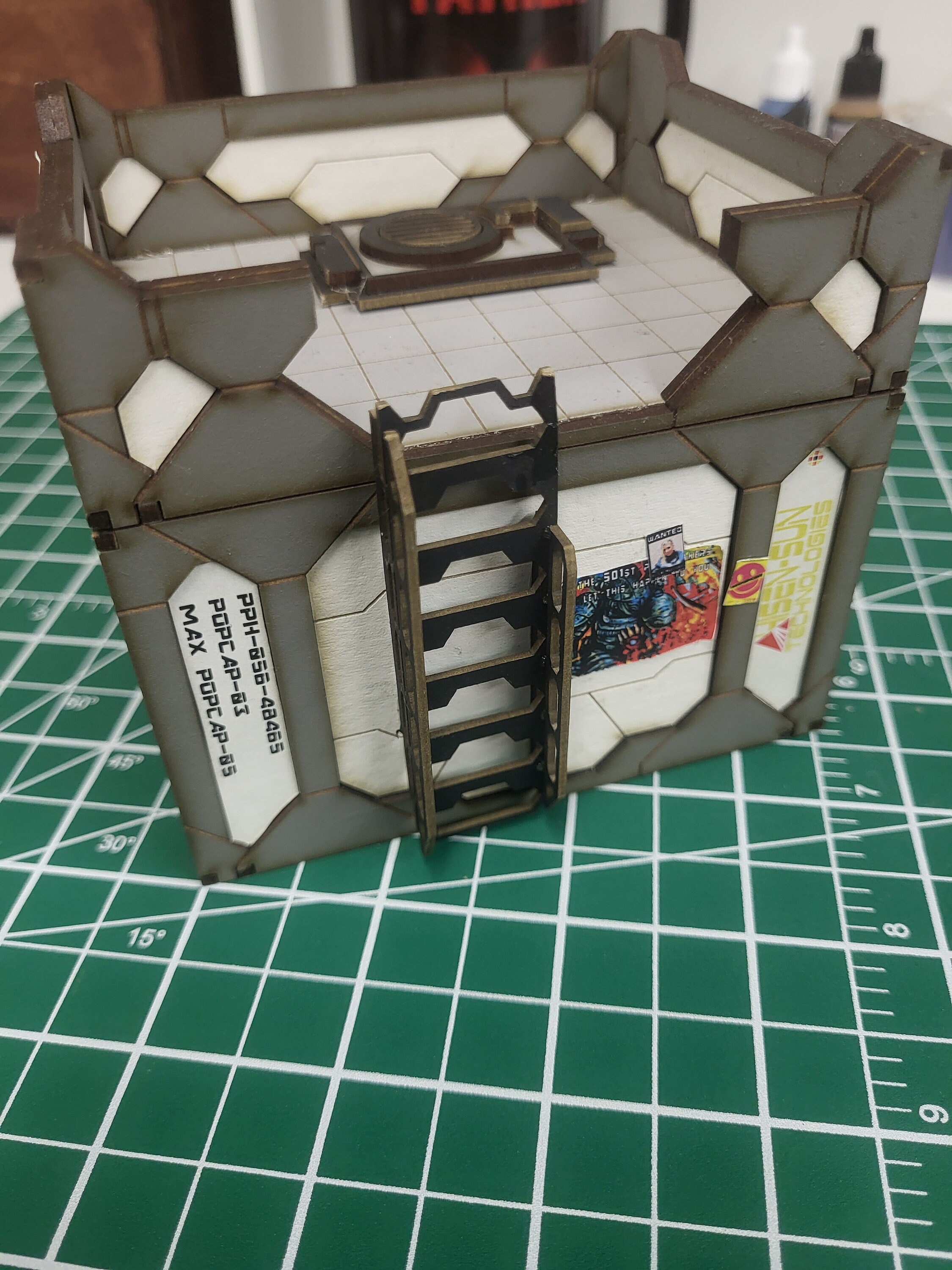 28mm Sci-fi Single Story Habitat Tabletop Terrain - Etsy