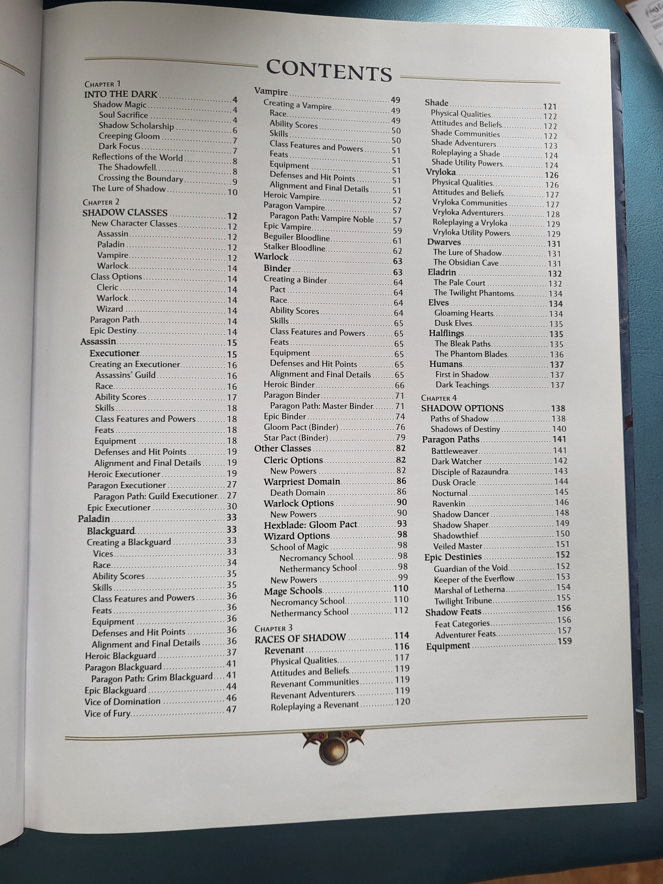 Dungeons and Dragons 4e Heroes of Shadow Game Supplement - Etsy