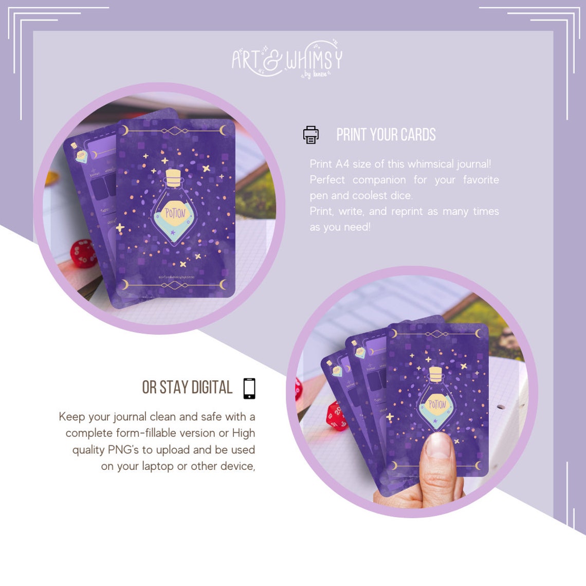 Dnd 5e Fillable Item Cards: Printable TTRPG Equipment (digital Download ...