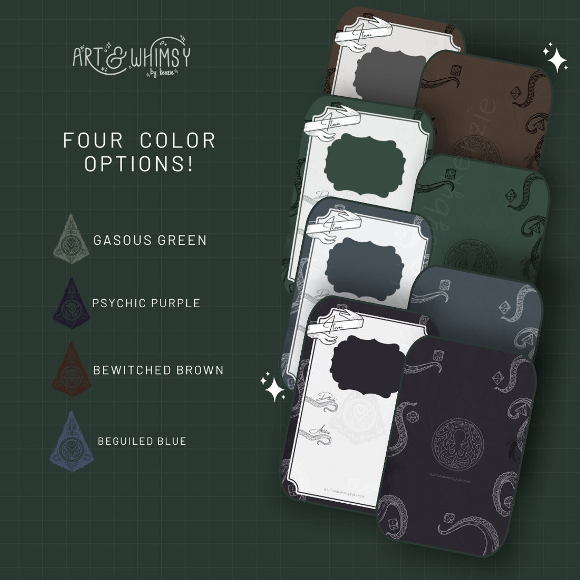 Coc Printable Fillable Custom Item Cards/digital Lovcraftian Cards/rpg ...