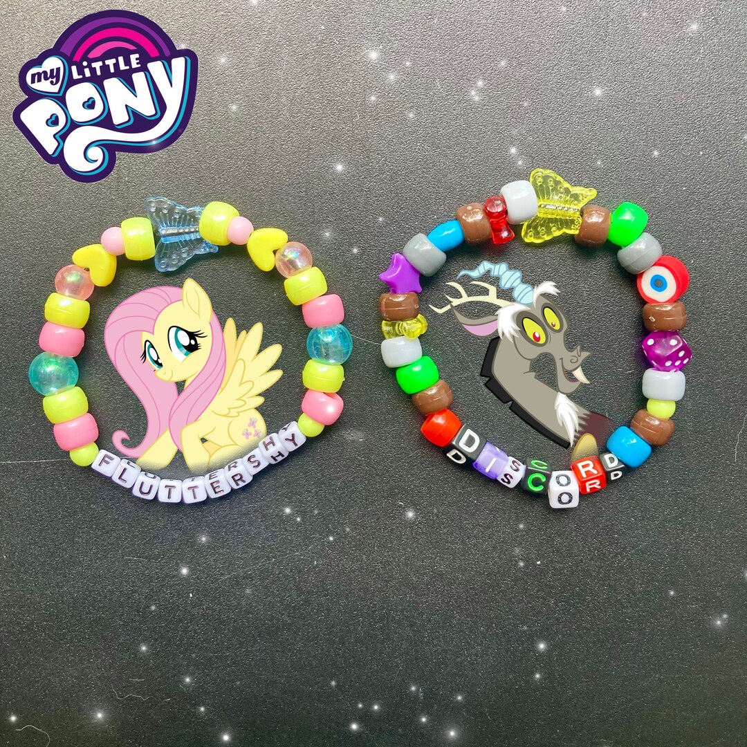 Fluttercord Kandi Singles Set Fluttershy and Discord My Little Pony ...