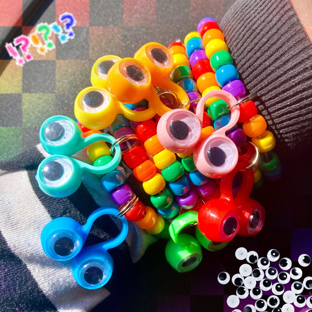 Oobi Eye Ring Kandi Single | Y2K 2000s Kidcore Scenecore | Bracelet ...