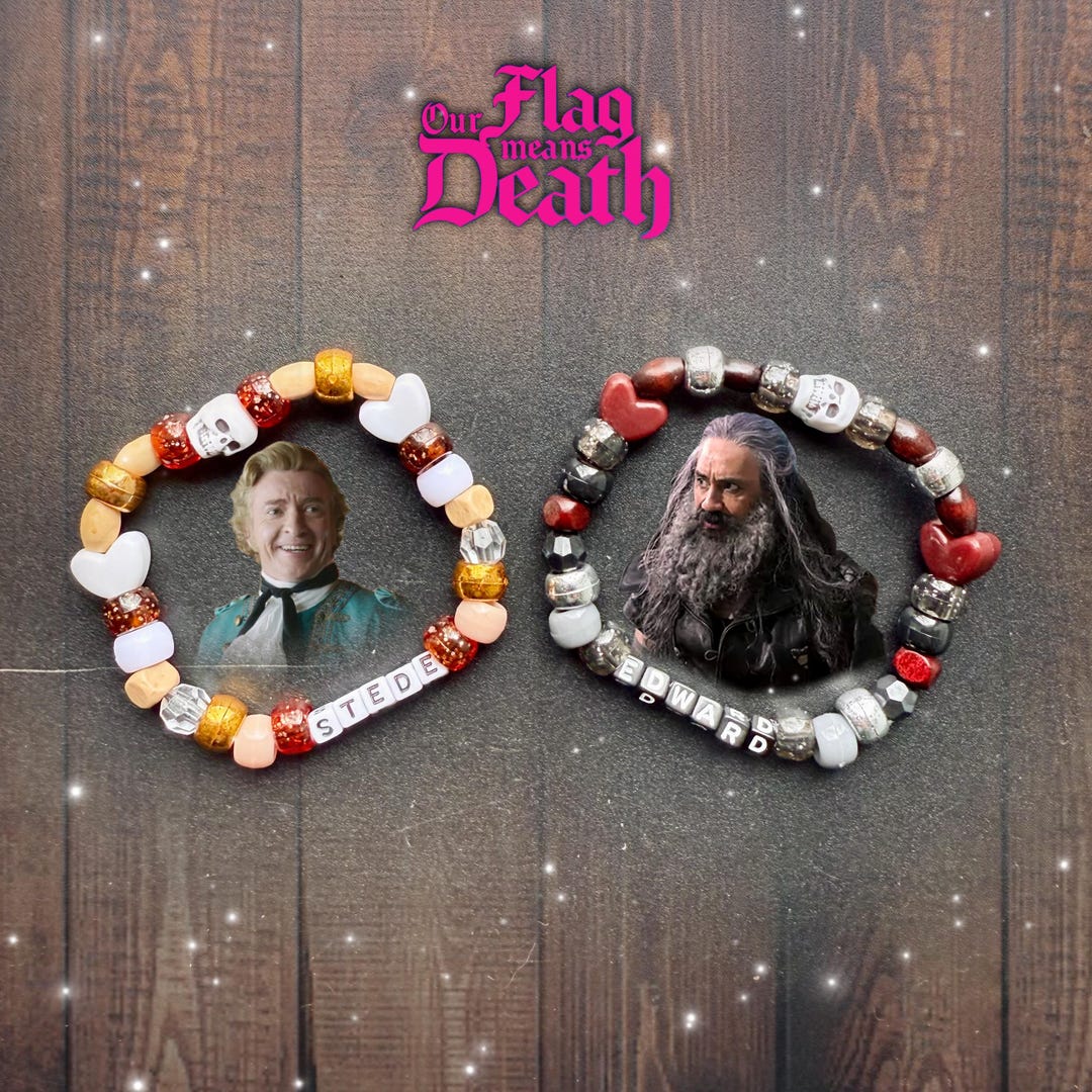 Our Flag Means Death Kandi Single Set | Stede Bonnet & Edward Teach ...