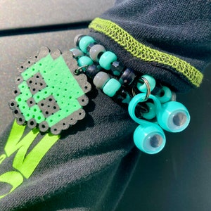 Scene Teal and Black Kandi Single Set | Kawaii Scenecore Rawr XD ...