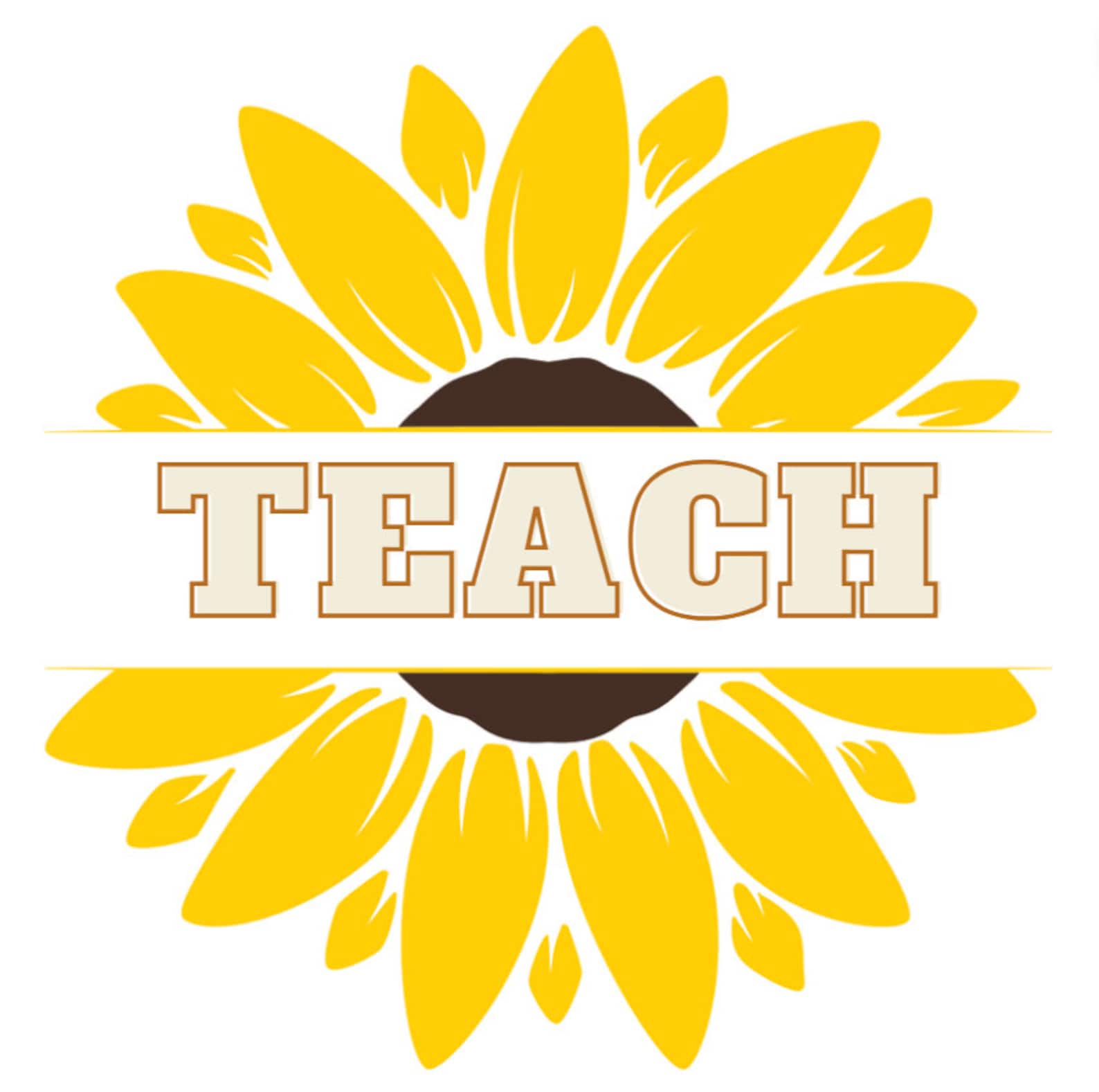 Teach Sunflower Png, Teach Png, Teaching Png, Teacher Clipart - Etsy