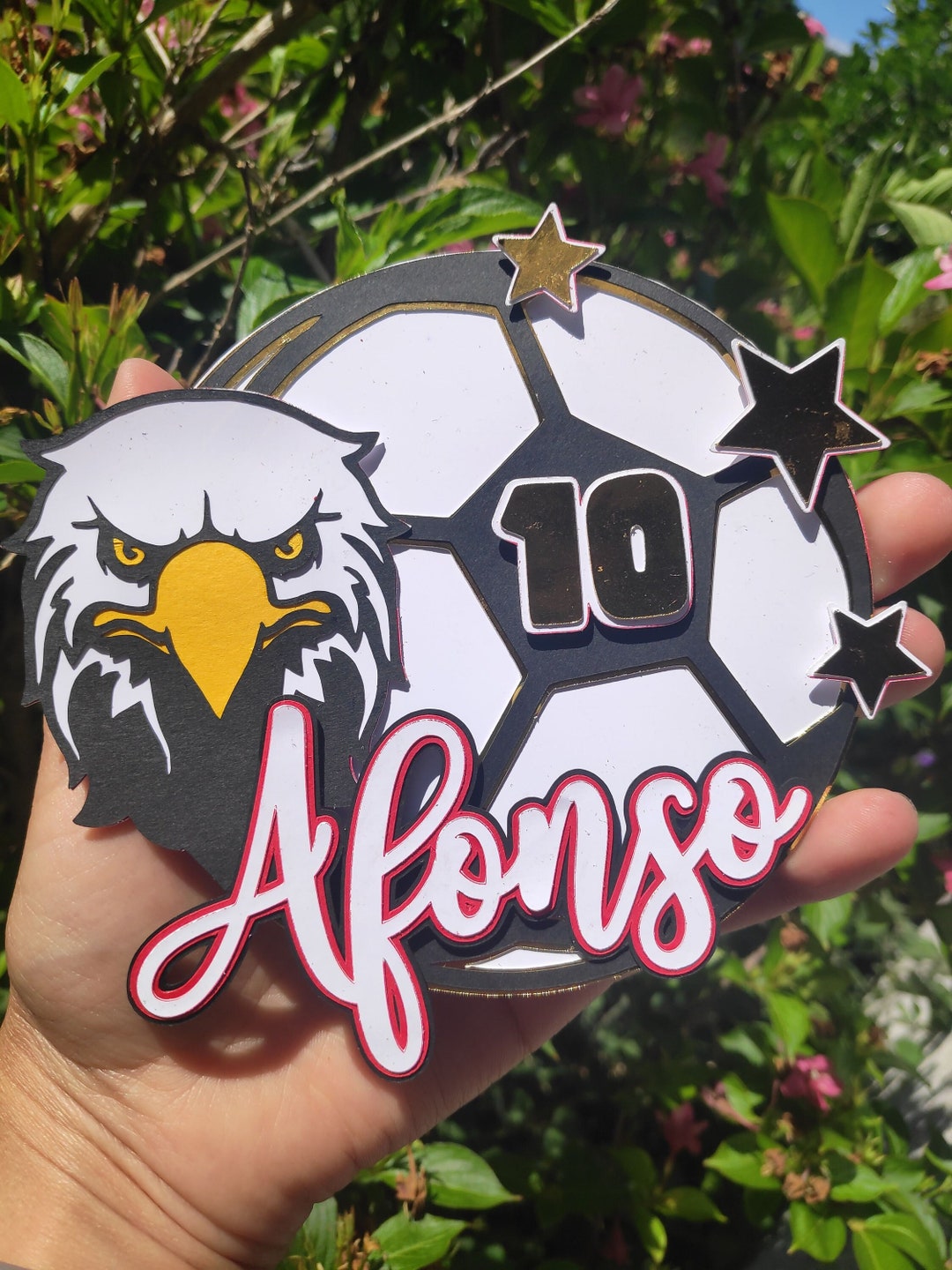 Benfica Cake Topper | Team Benfica Cake Top | Silhouette Studio and PDF ...