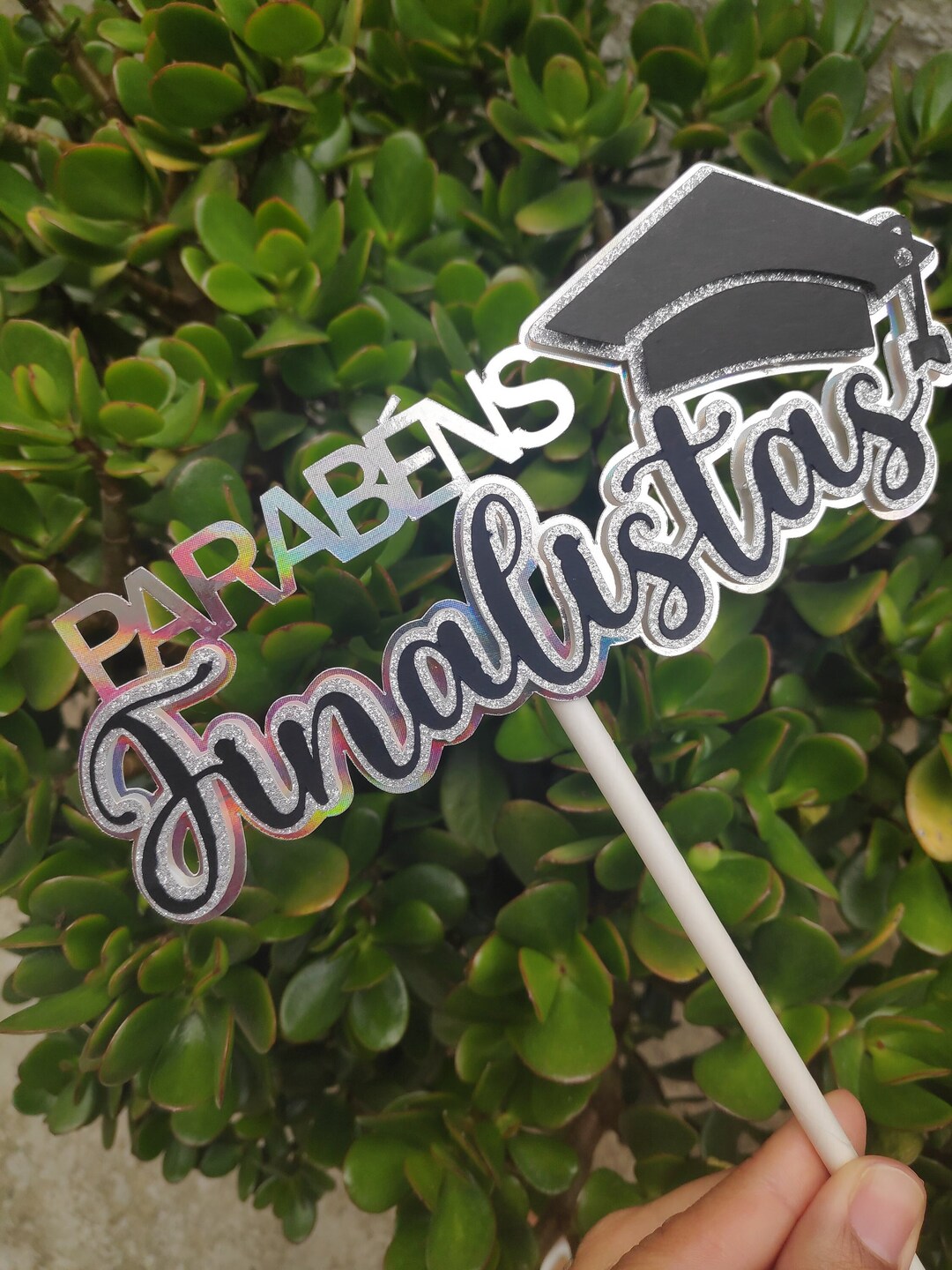 Finalistas Cake Topper Topo de Bolo Finalistas Silhouette - Etsy Portugal