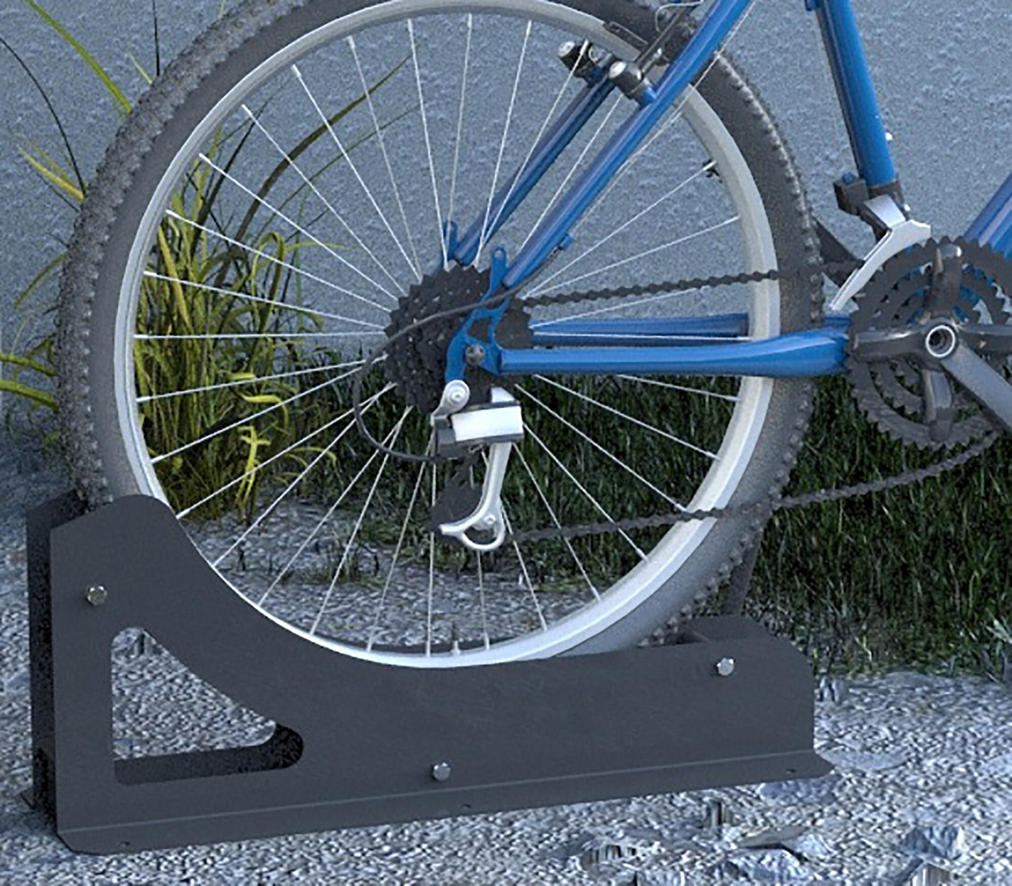 Digital Plan : Easy-to-build Sheet Metal Minimalist Mountain Bike Stand ...