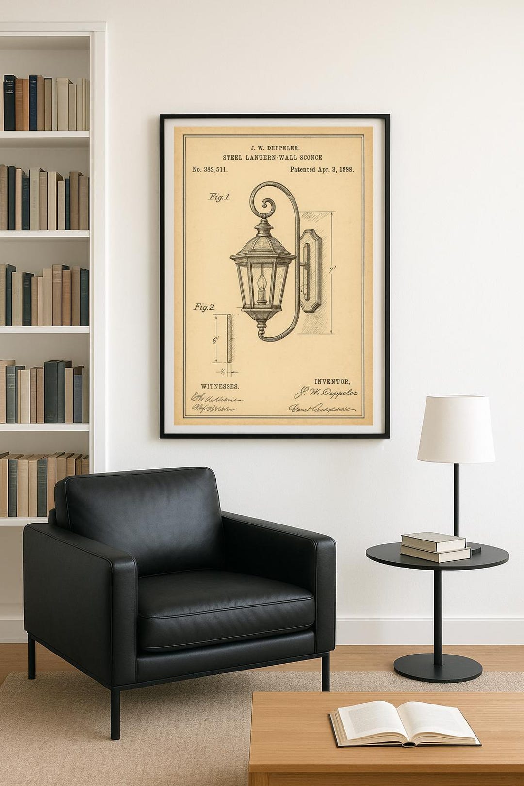 Steel Lantern Wall Sconce Vintage Blueprint | Rustic Lighting Fixture ...