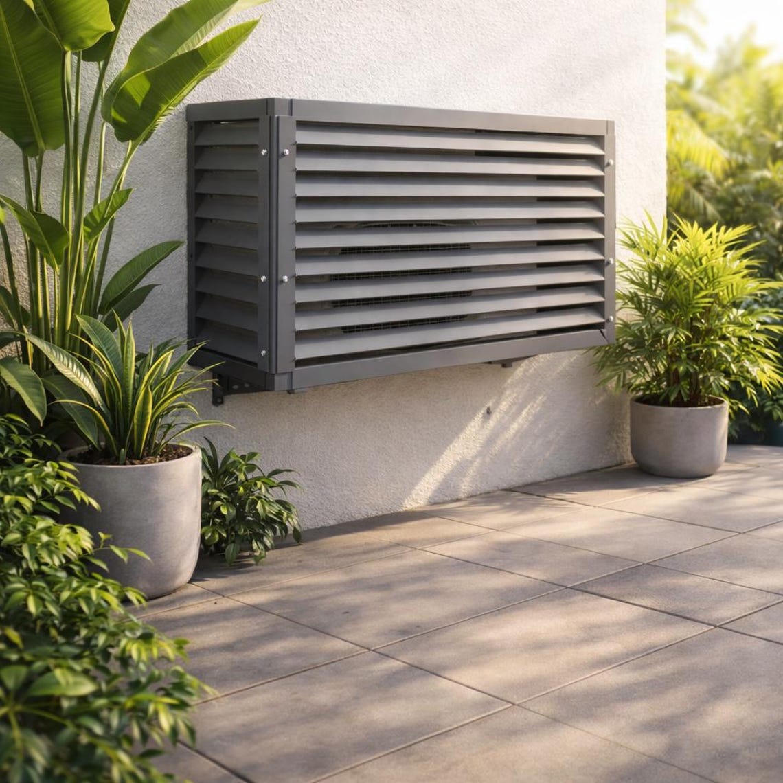 Digital Plan : Minimalist Style Wall-mounted Aircon Screen DIY Plan ...