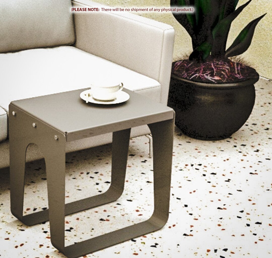 Digital Plan : Minimalist Industrial Steel Coffee Table DIY Plan ...