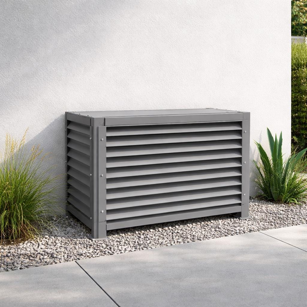 Digital Plan : DIY Ground-mounted Air Conditioner Outdoor Guard ...