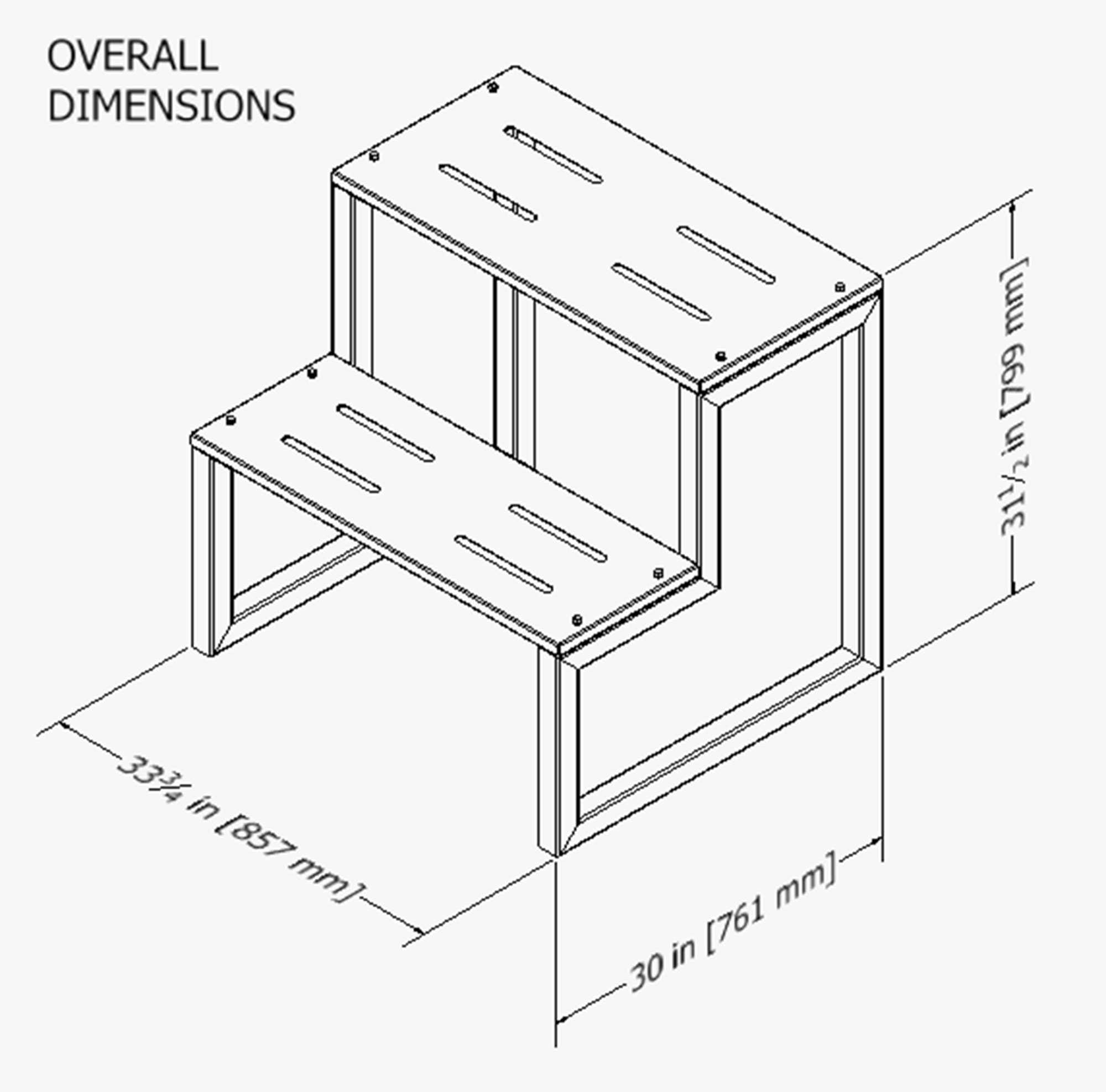 Digital Plan : Heavy-duty Metal Step Stool Perfect for Kitchen ...