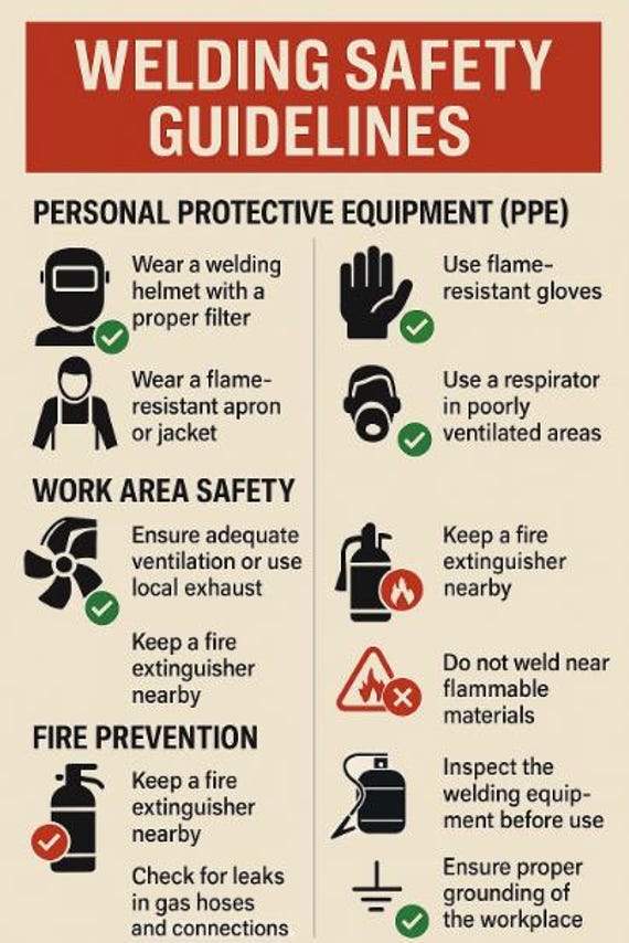 Workplace Welding Safety Posters