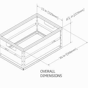 Digital Plan: Industrial Style Stackable Box With Durable Sheet Metal ...