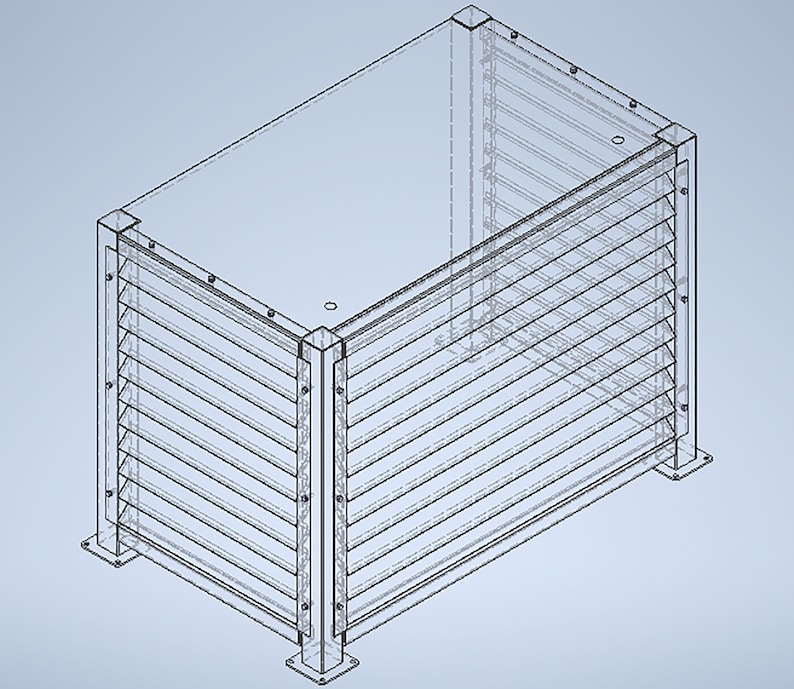 Digital Plan : DIY Ground-mounted Air Conditioner Outdoor Guard ...