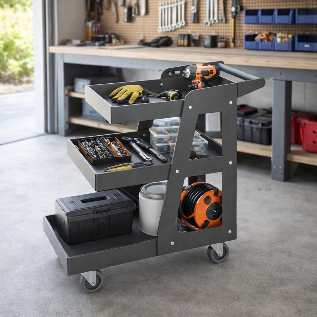 Digital Plan: DIY Transport Trolley for Tools - Heavy-duty, Minimalist ...