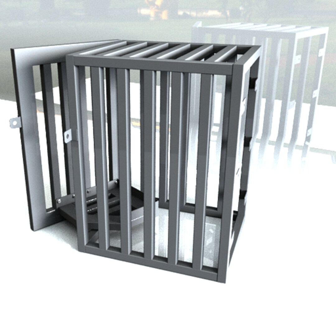 Digital Plan: Industrial Type Design Wall-mounted Gas Cage - Etsy