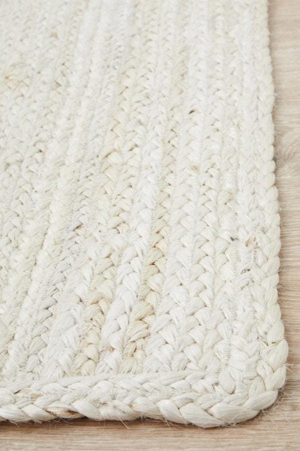 Handwoven White Rug ,natural Jute Rug Braided Area Rug Bohemian Jute ...