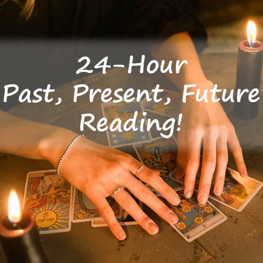 24-hour Past, Present, Future Tarot Spread Reading With Photo ...