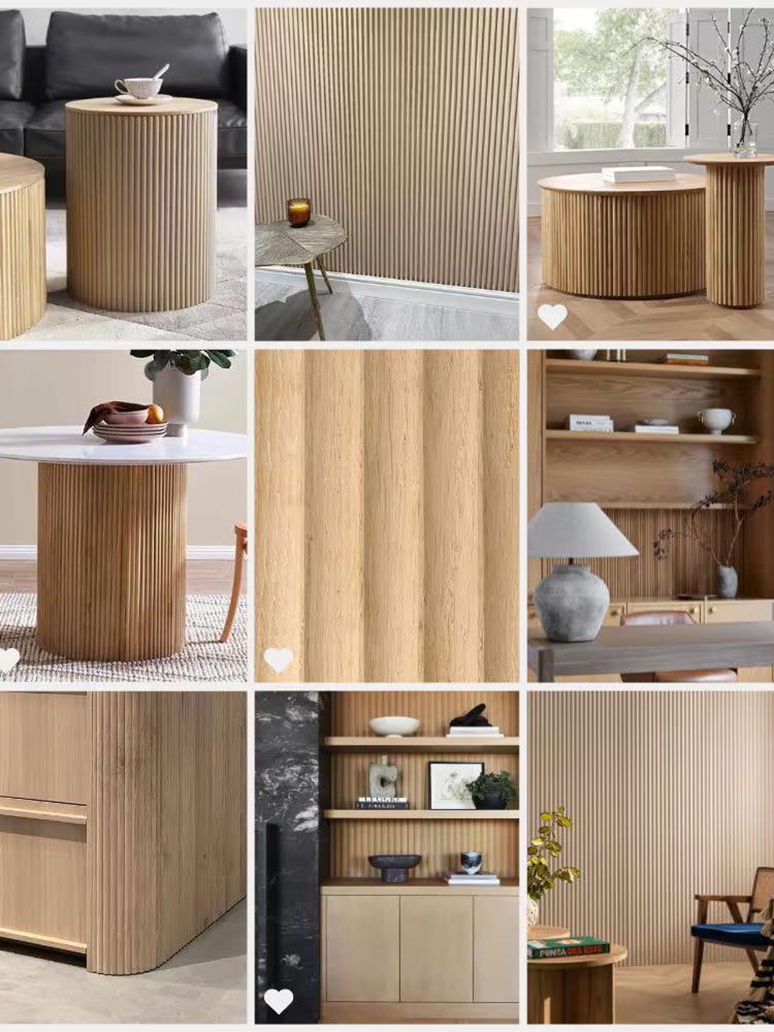 Oak Fluted Wood Wall Panel DIY Reeded Accent Wall - Sample - Etsy