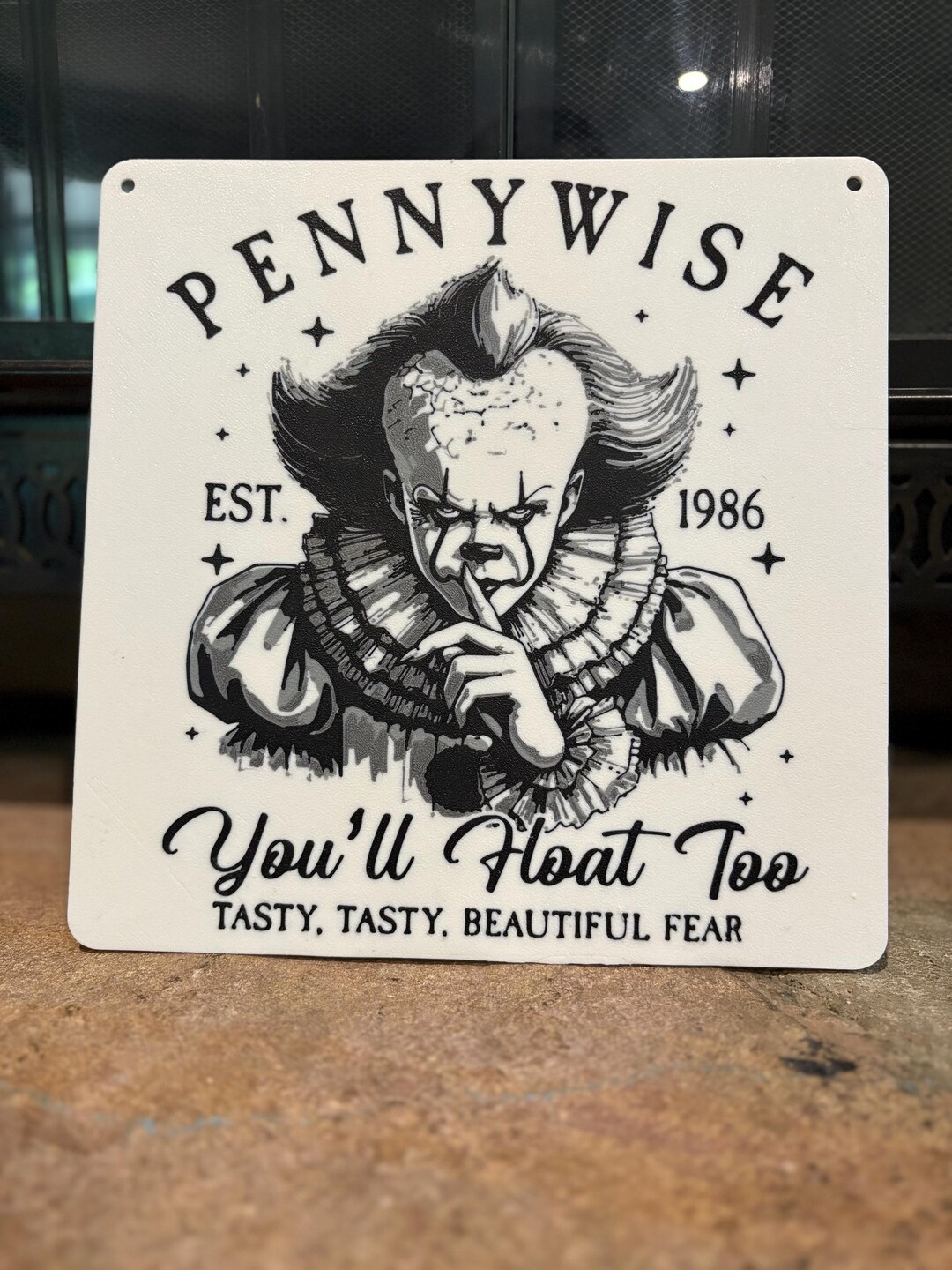Pennywise IT Movie Halloween Sign Wall Art - Etsy