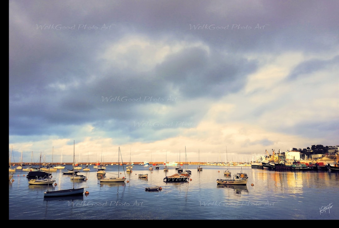Brixham Boats, Colour Photographic Print, South Devon Landscapes ...